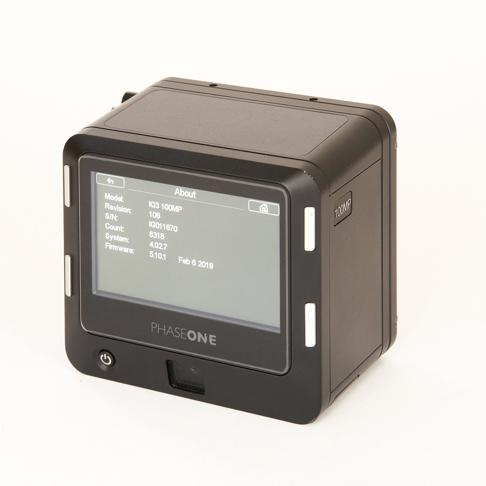 Pre-Owned Phase One IQ3 100 Digital Back • Used Digital Backs ...