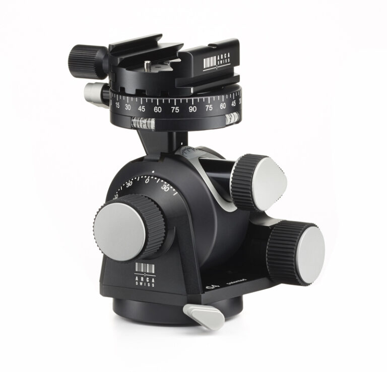 ARCA-SWISS D4 Geared Tripod Head with Classic Quick Set Device • Geared ...